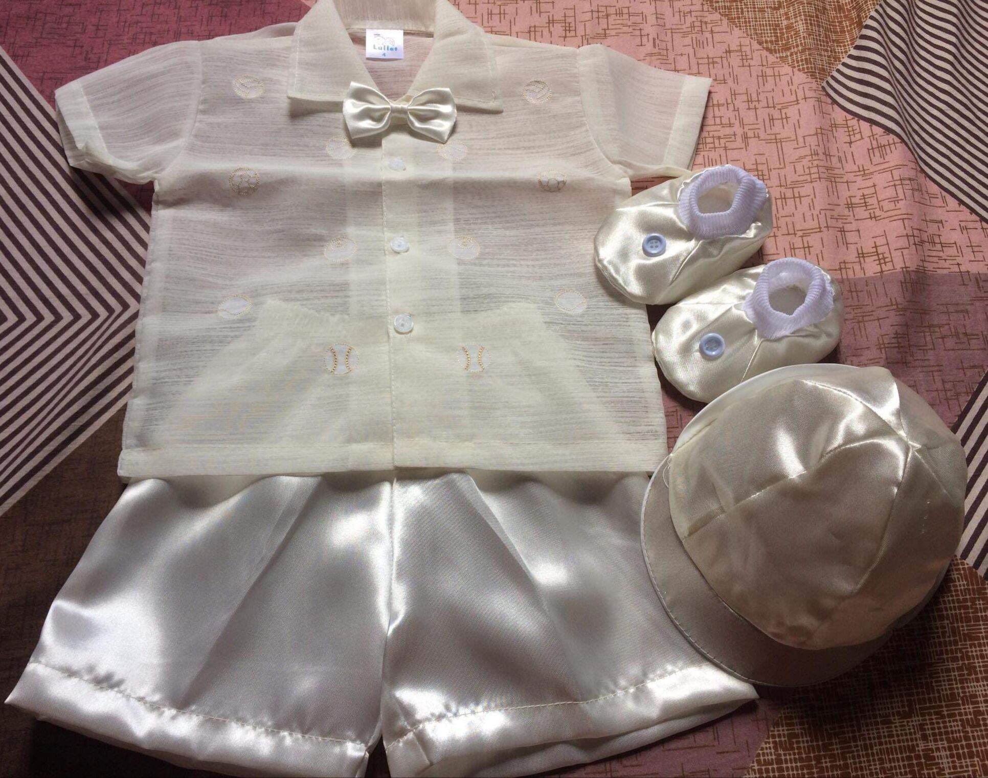 Baptismal Barong Set for Baby Boy | Lazada PH