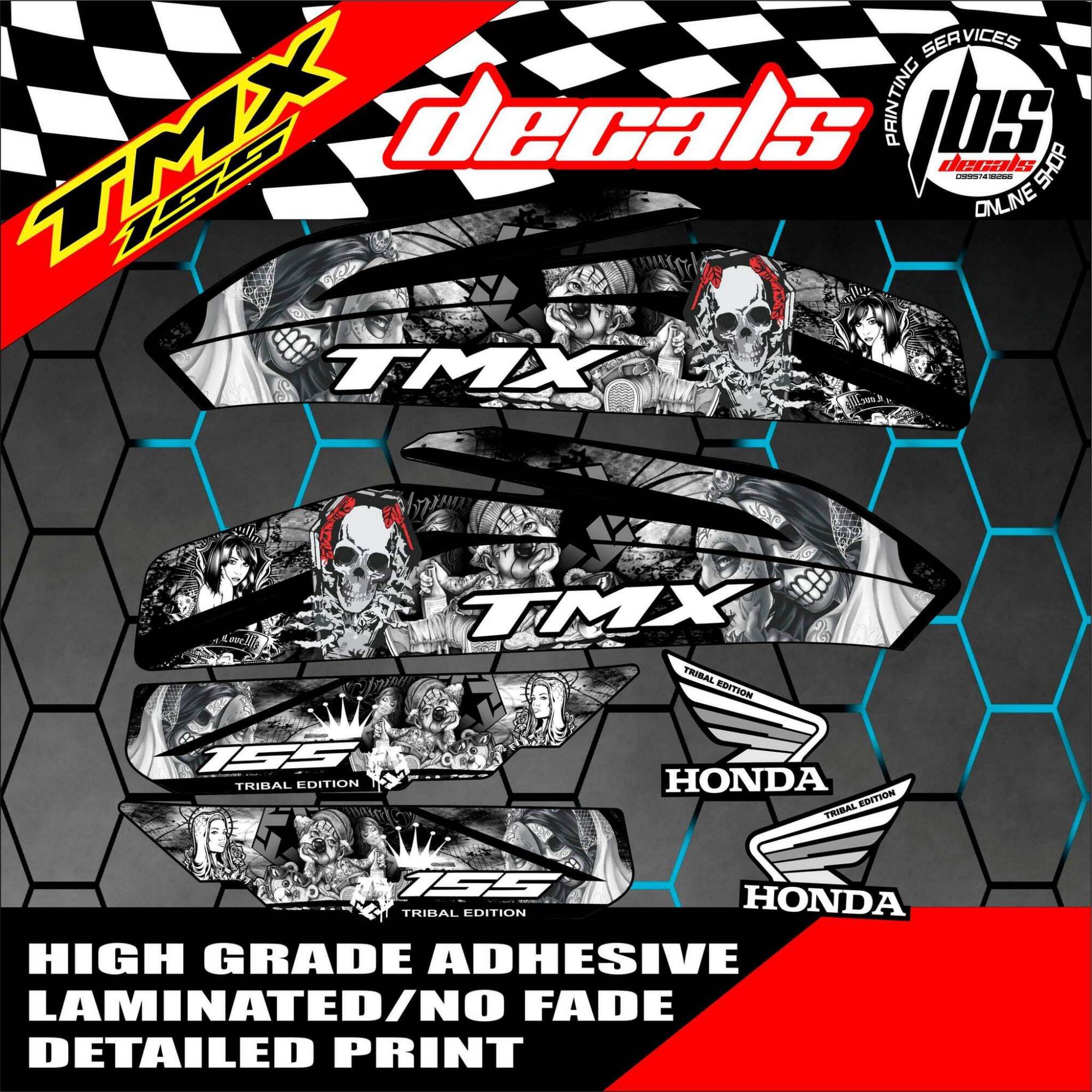 tmx 155 tribalv2 decals | Lazada PH
