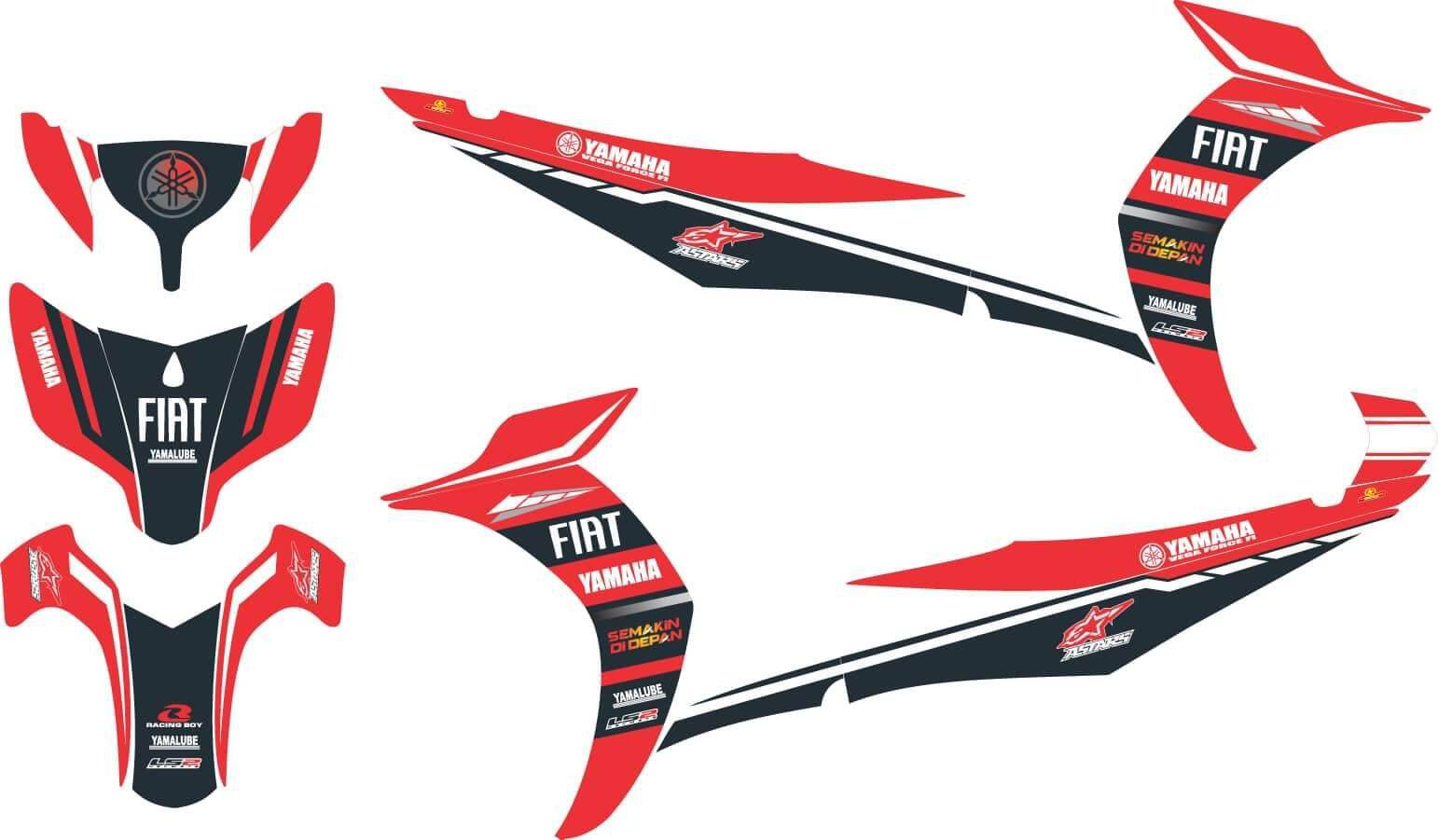 DECALS GLOSS & MATT LAMINATED FOR VEGA FORCE CLASSIC/VEGA FORCE FI ...