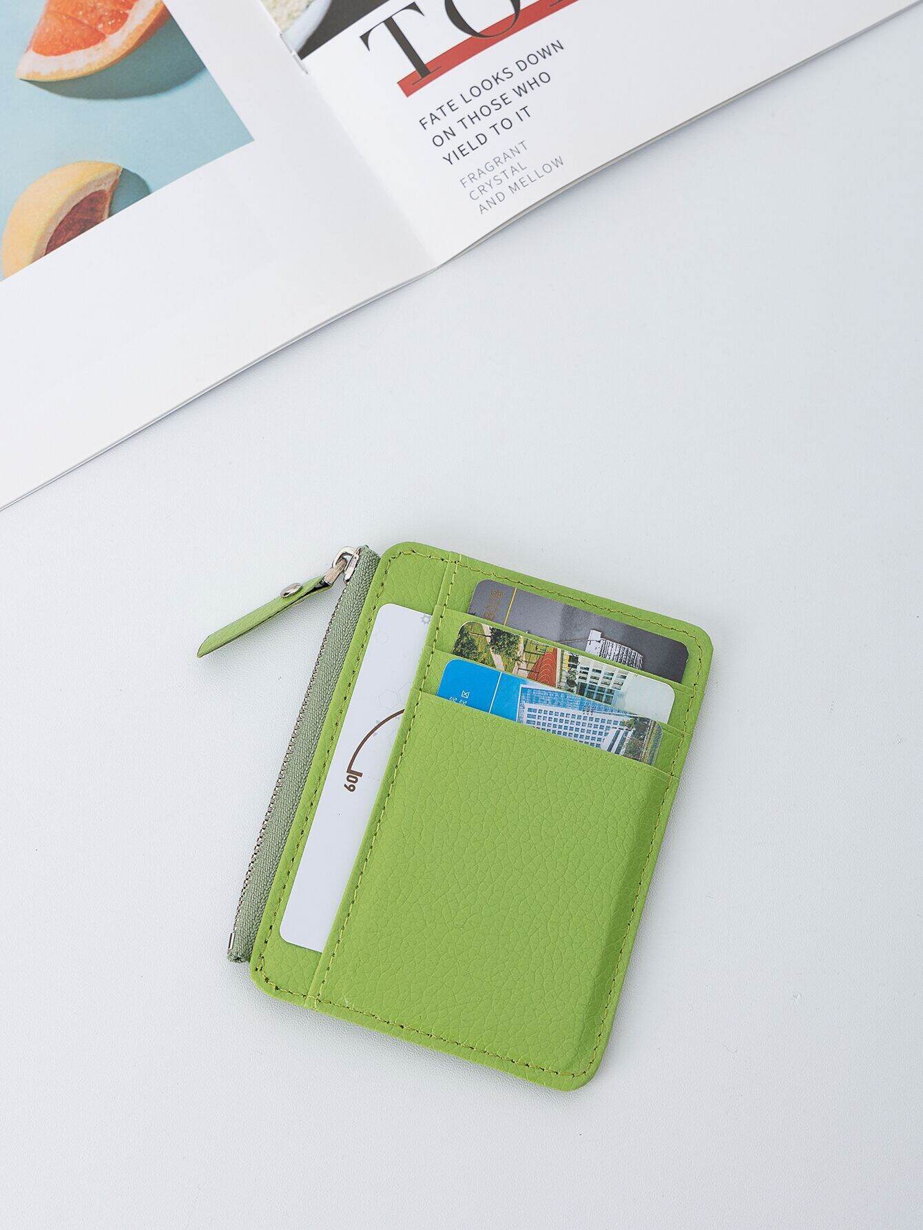 Mini Credit Card Wallet Id Card Holder Men's Small Wallet Thin Sleeve ...