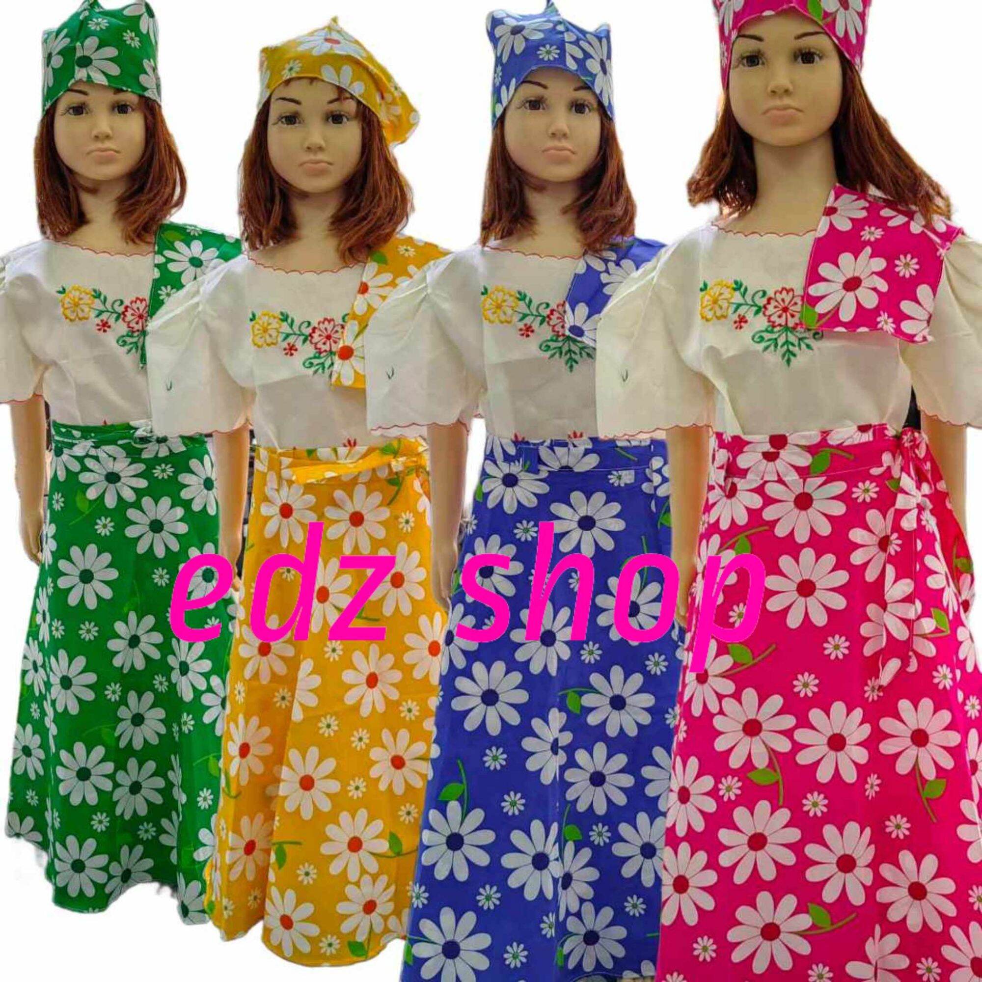 kimuna set (KIDS TO ADULT)costume buwan ng wika | Lazada PH