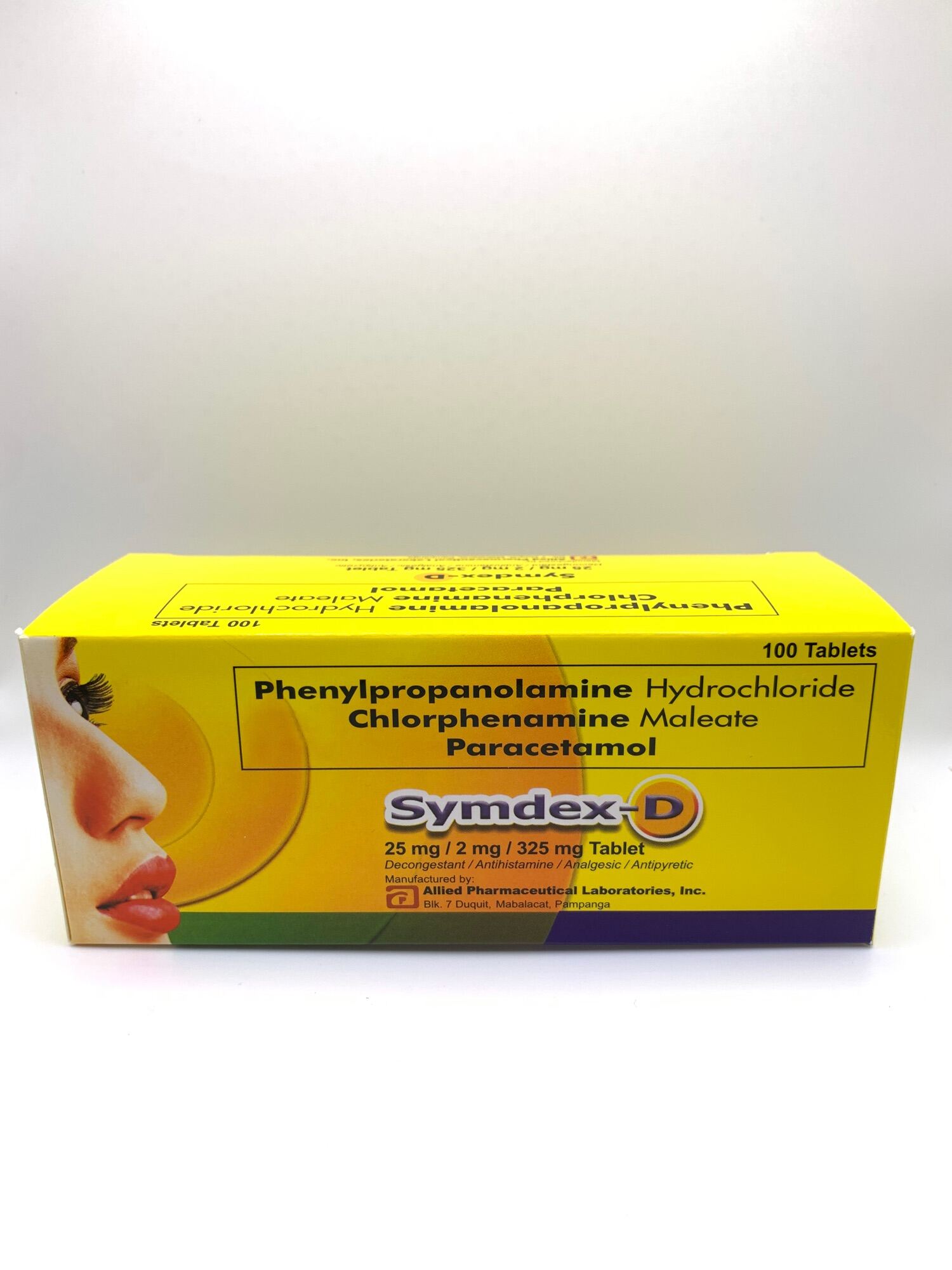 PPA + CPM + Paracetamol (Symdex-D) 325mg | Lazada PH