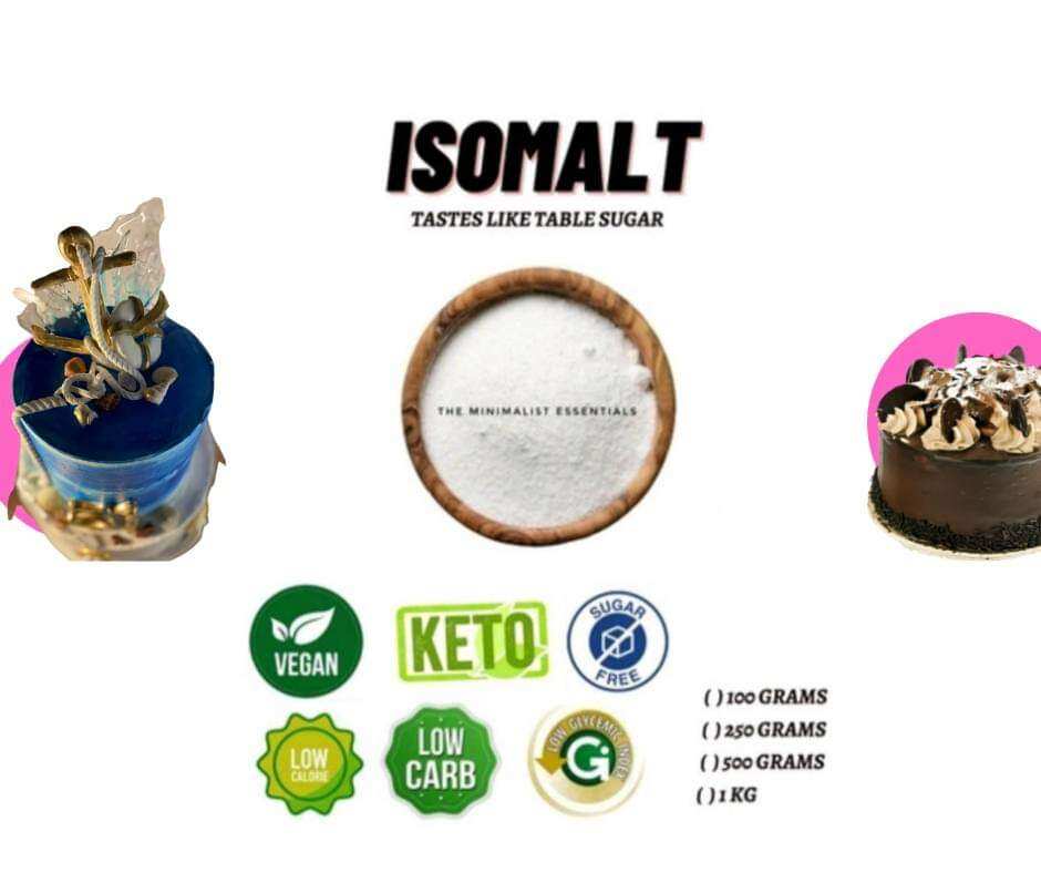ISOMALT Granules - Keto Low Carb Cake & Sweets Decorating Sweetener ...