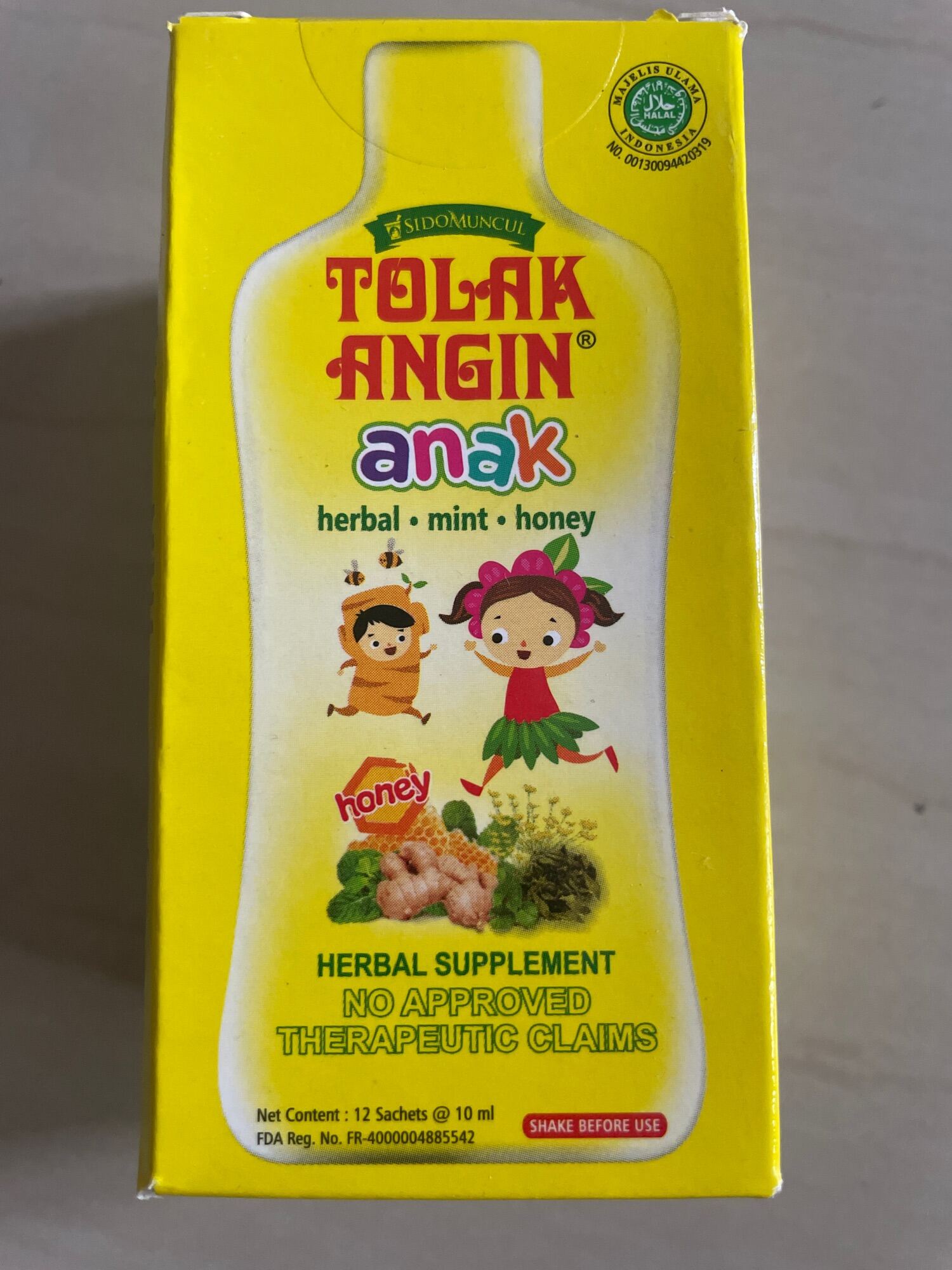 Tolak Angin Anak 1 box (12 sachets) from Indonesia | Lazada PH