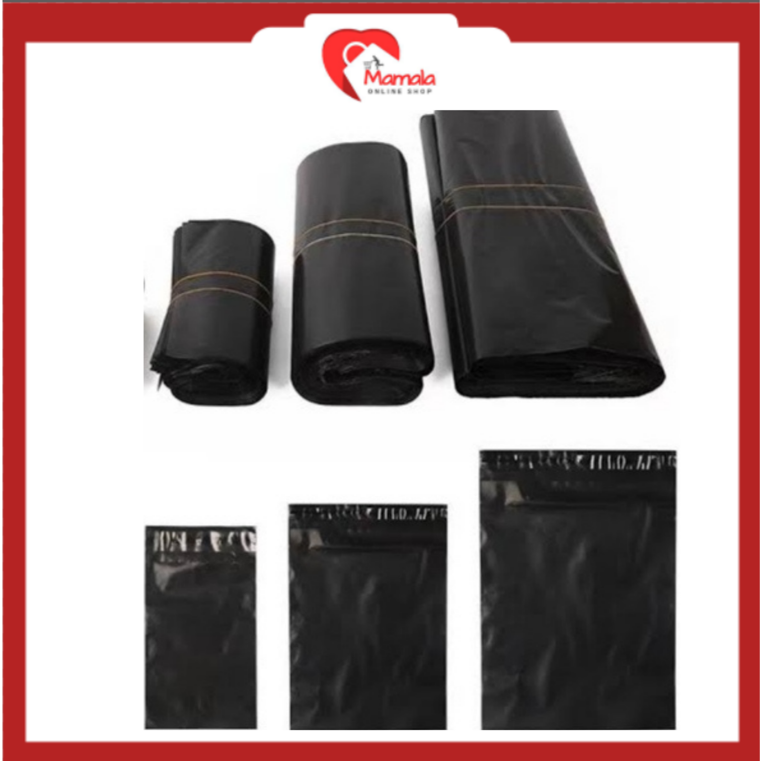 PLAIN BLACK SELF ADHESIVE POUCH | Lazada PH