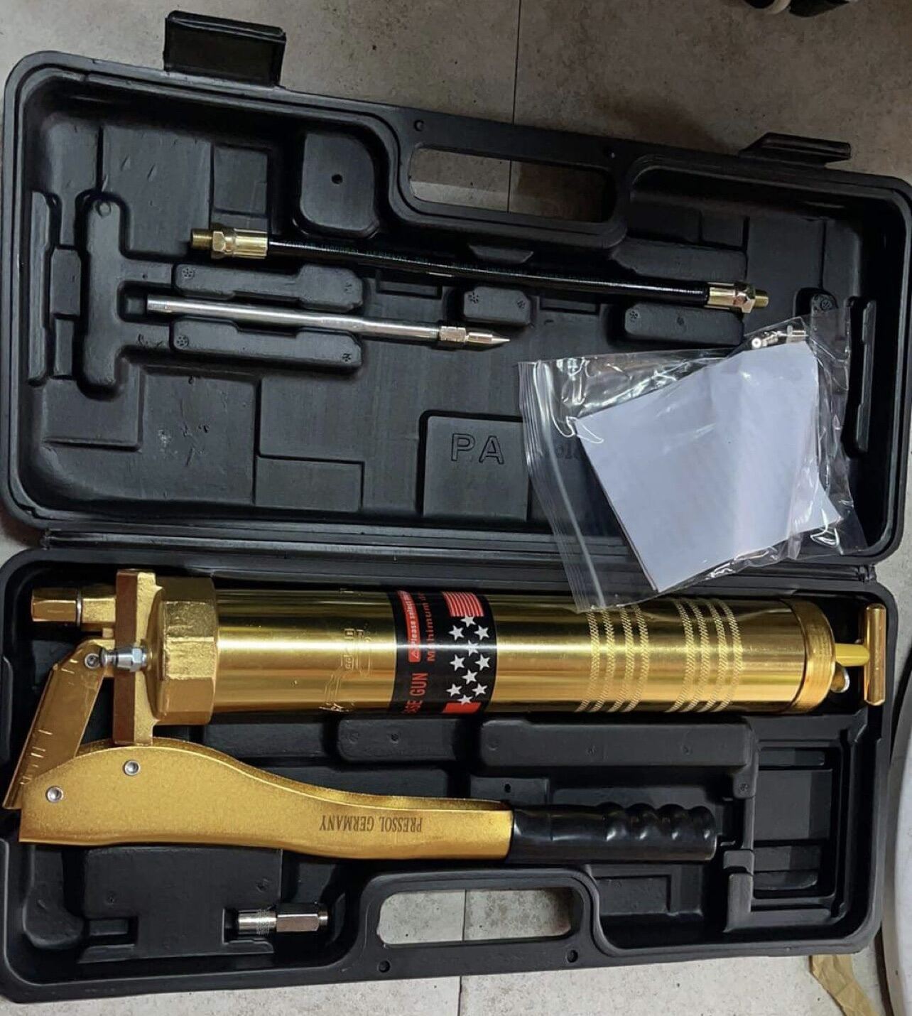 Pressol Extra Heavy Duty solid metal body Grease Gun 800cc (for heavy ...