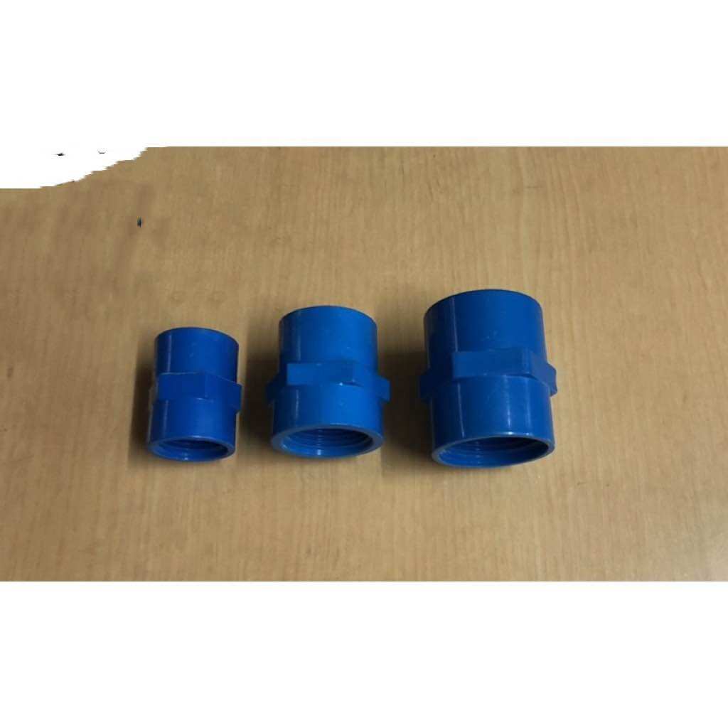 PVC BLUE FITTINGS ELBOW COUPLING MALE FEMALE ADAPTER THREAD TEE END CAP ...