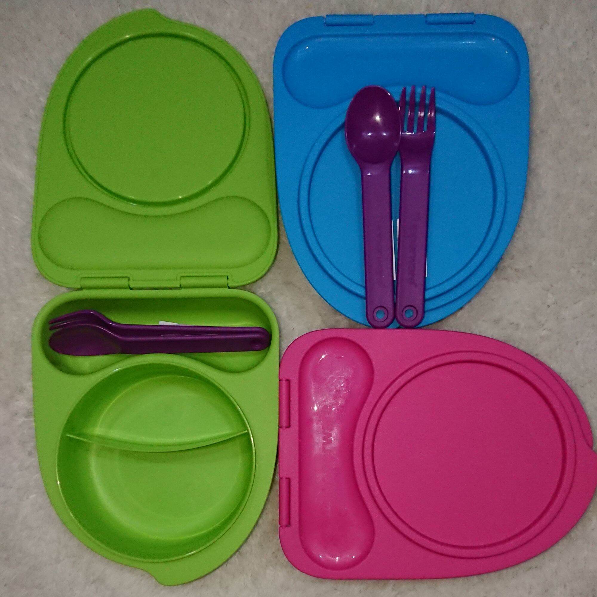 Tupperware Lunch Set 400mL w/ Utensils set | Lazada PH
