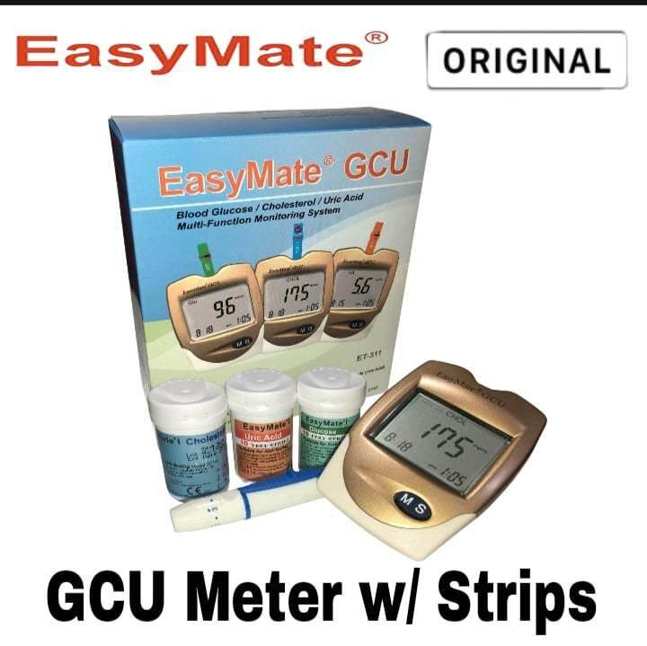 EASYMATE 3 IN 1 GCU Meter MULTI-FUNCTION MONITORING KIT( Glucose ...