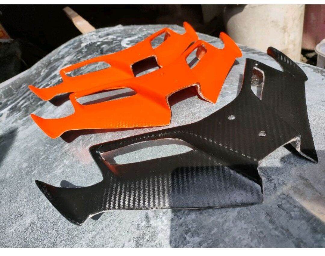 KTM RC winglet carbon fiber design.paintless | Lazada PH