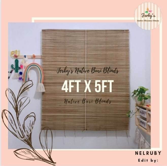 NATIVE BURI BLINDS (Standard Sizes) | Lazada PH