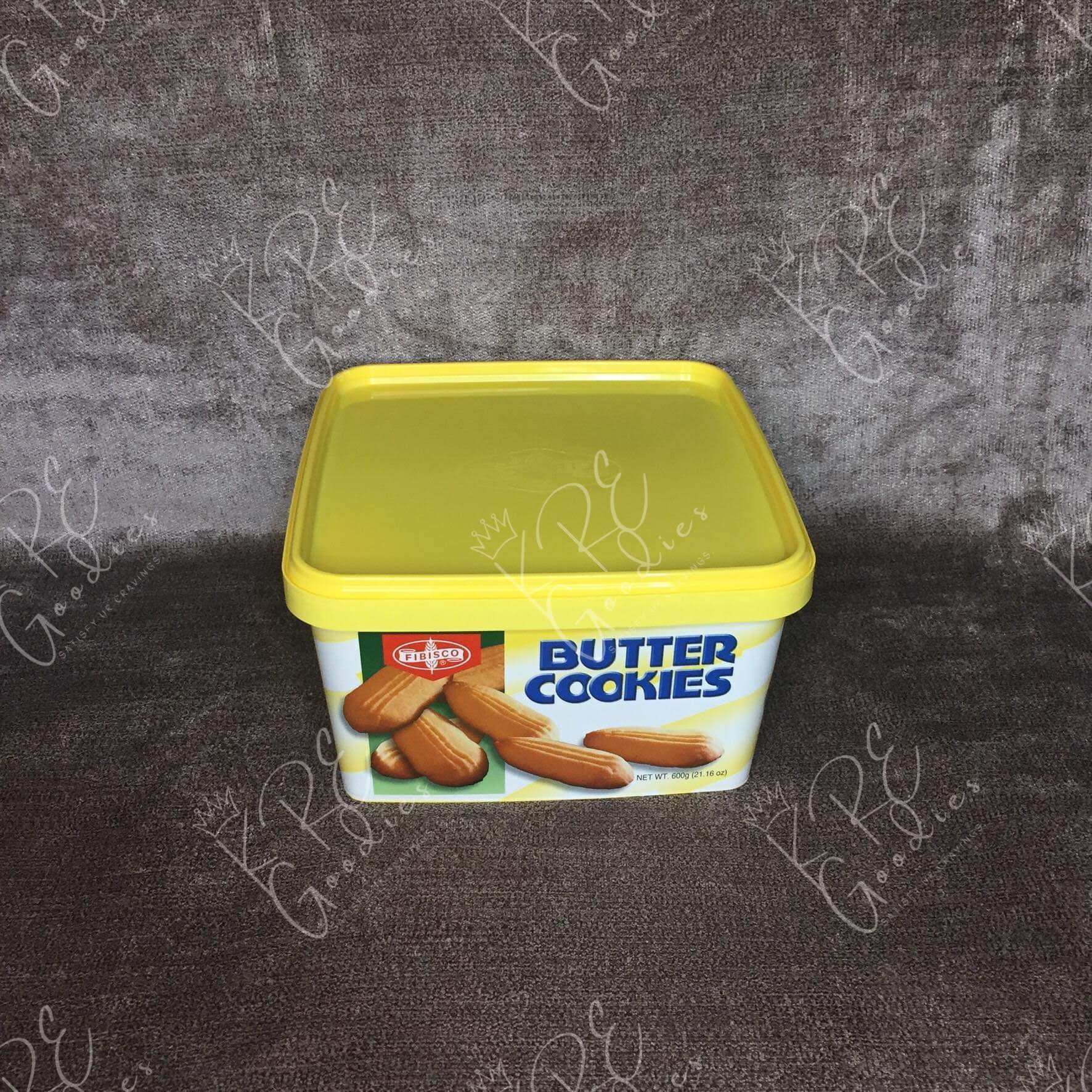 Fibisco Tub 600g (Choco Chips, Butter Cookies, Butter and Peanut Crunch ...