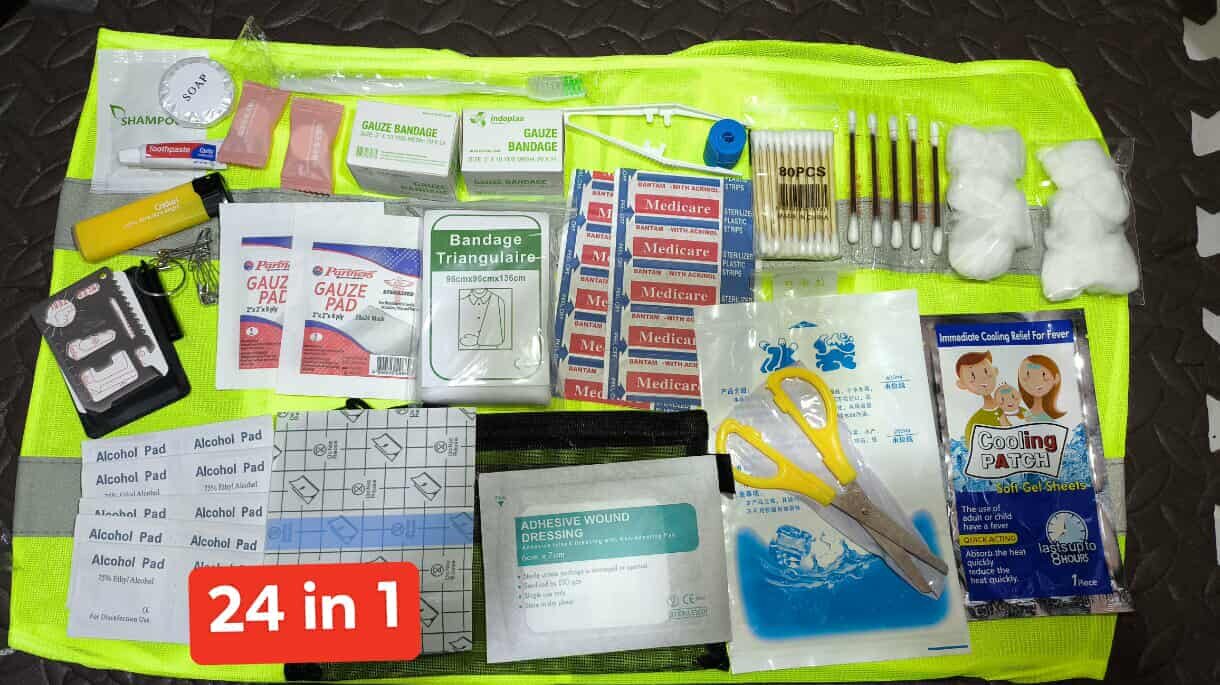 GO BAG MEDICINE KIT/TRAVEL KIT/CAMPING MEDICAL KIT SET 1 MEDICINES KIT ...