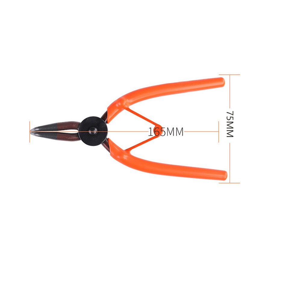 Portable Chrome-vanadium Steel 7" Internal External Retaining Clip ...