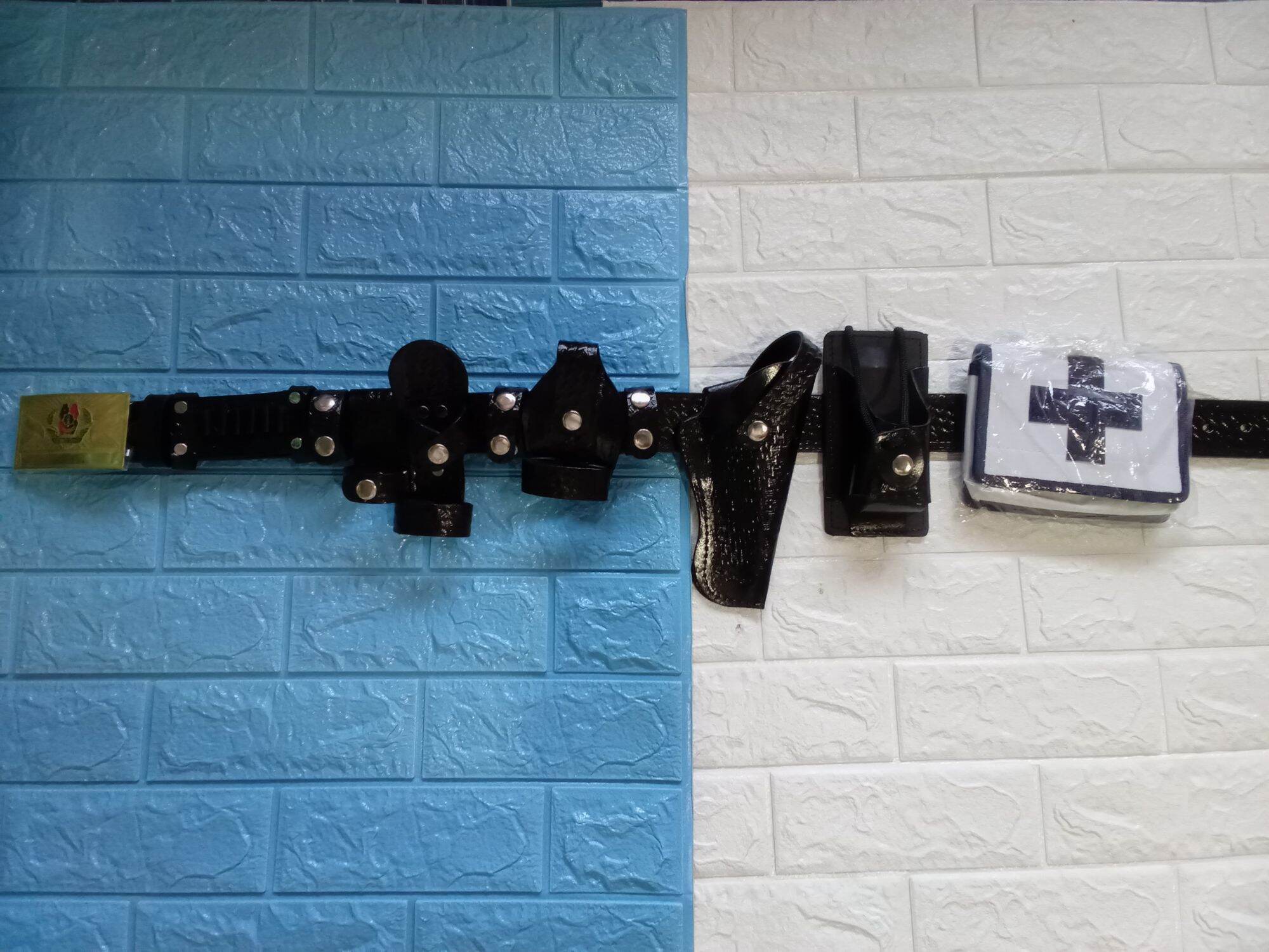 SECURITY GUARD SET BELT WITH RADIO HOLDER | Lazada PH