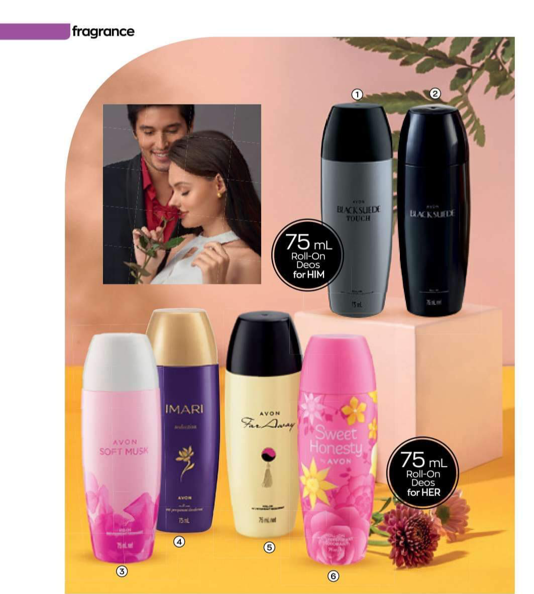 AVON~ Anti-Perspirant Roll-On Deodorants 75 mL