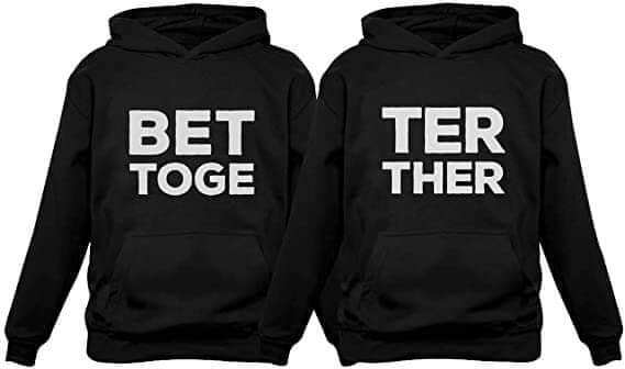 COUPLE HOODIE JACKET 🌷SIZE: FREESIZE: FIT TO LARGE FRAME 🌷VINYL / SUBLI ...