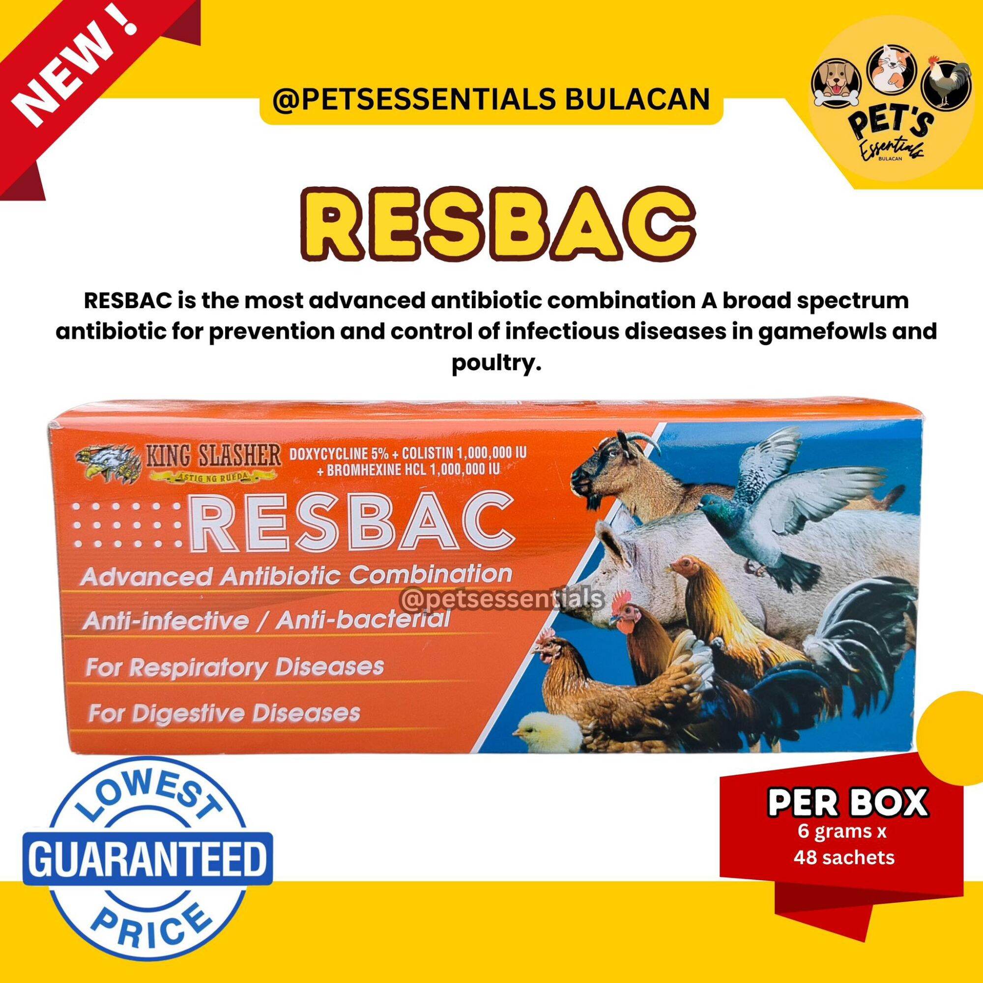 Resbac King Slasher 6G X 48 PER BOX | Lazada PH