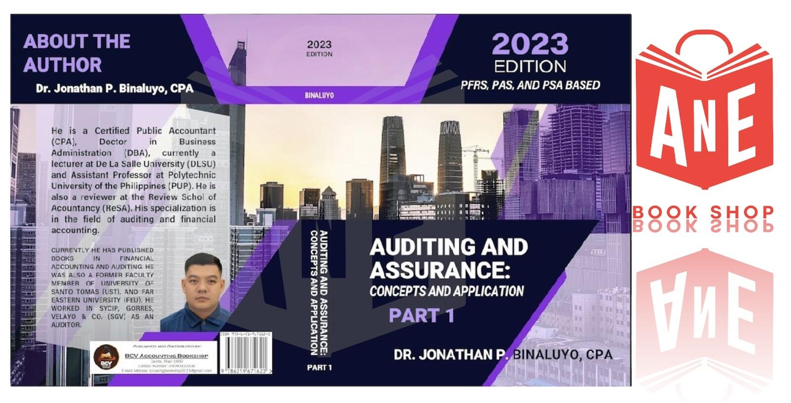 Authentic Part 1 2023 Edition Auditing And Assurance Concepts And