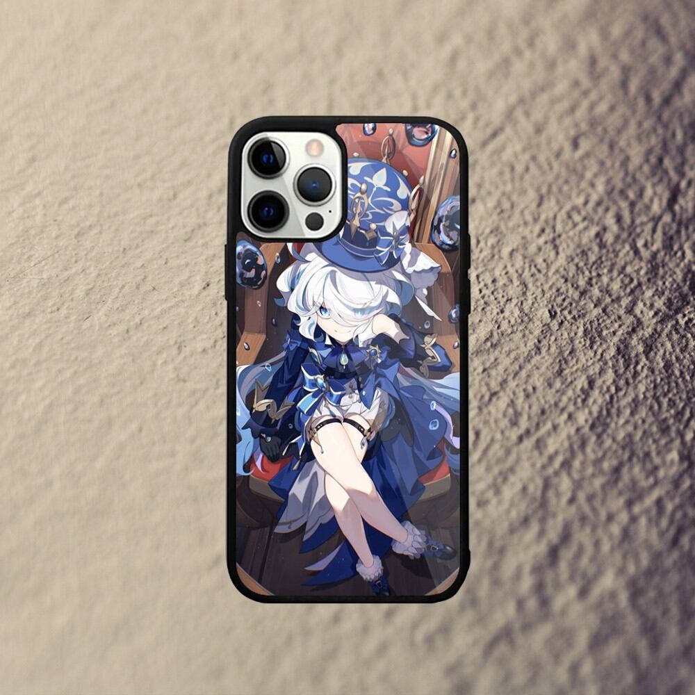 G-Genshin Impact Furina Phone Case For iPhone 15,14,13,12,11,Plus,Pro ...