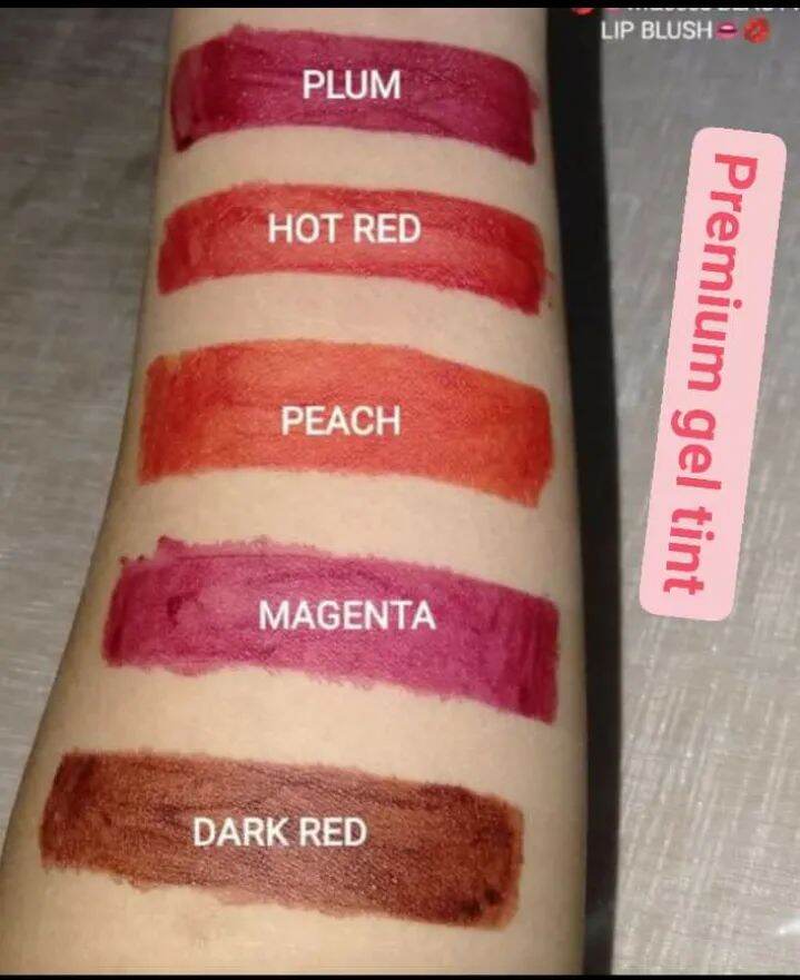 Liptint ( Premium gel Tint) with freebies | Lazada PH