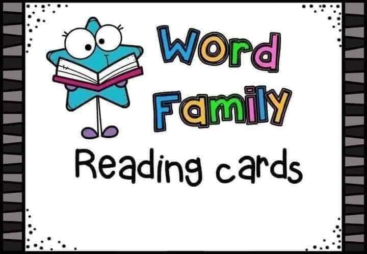 Word Family Reading Cards | Lazada PH