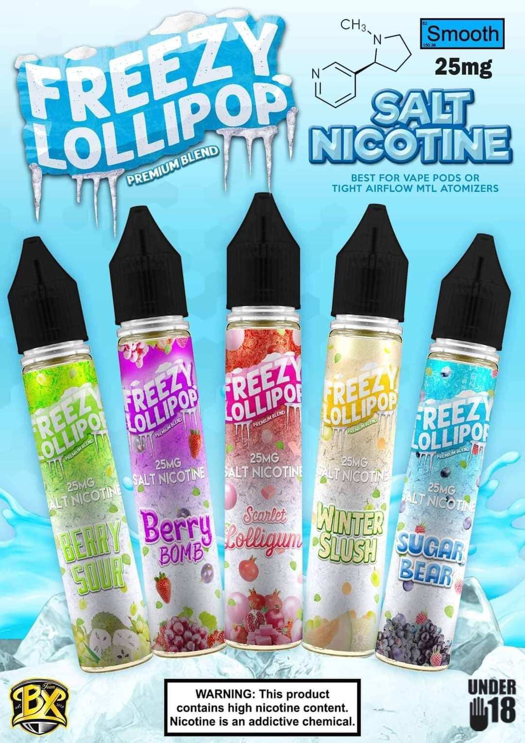 Freezy Lollipop - 25mg - Salt Nic | Lazada PH