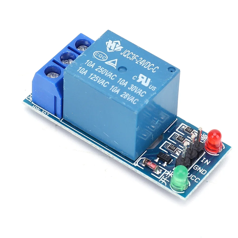 5V 12V 24V Power Relay Board Support High Or Low Level Trigger DC Relay ...