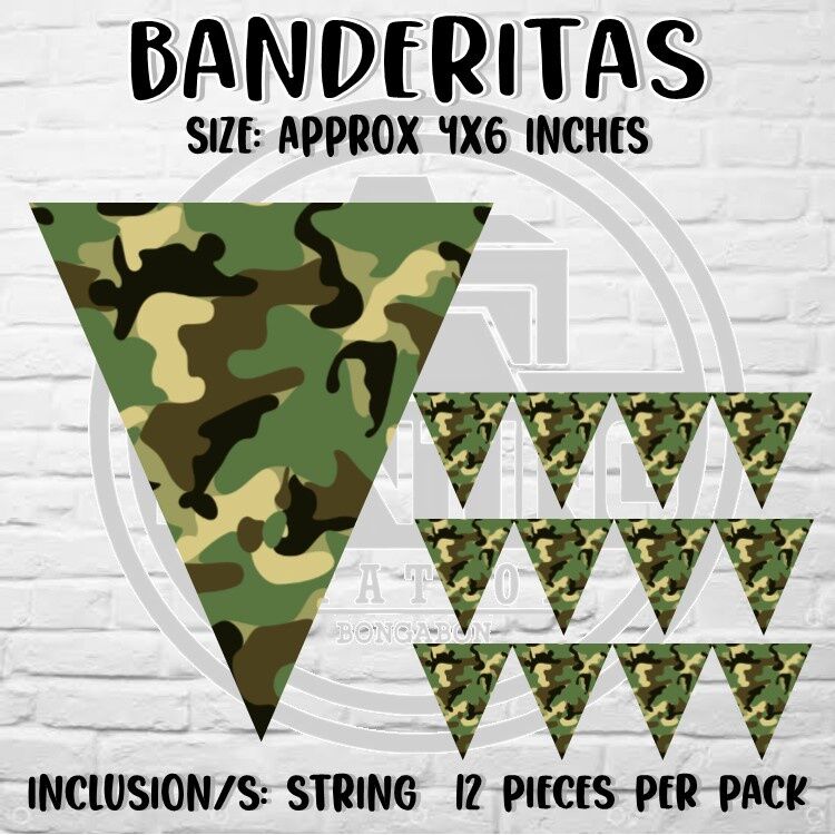 Camouflage theme banderitas | Lazada PH