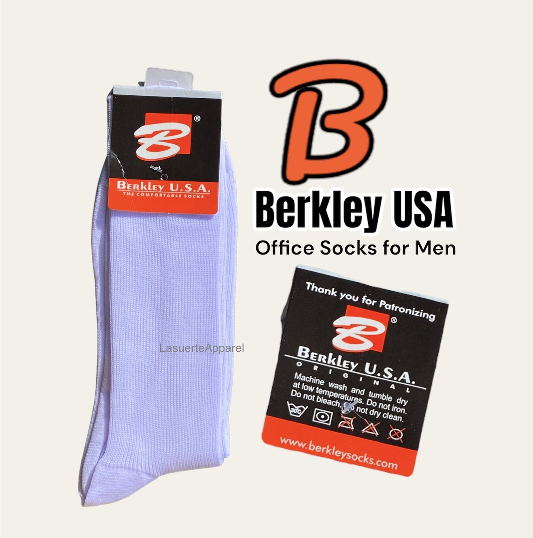 Formal Men’s Berkley USA Socks Black White Corporate / Office Socks ...