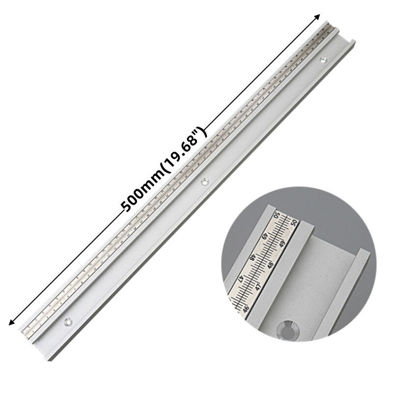 T-Track with Scale for Woodworking - Double Cut Profile Universal with ...