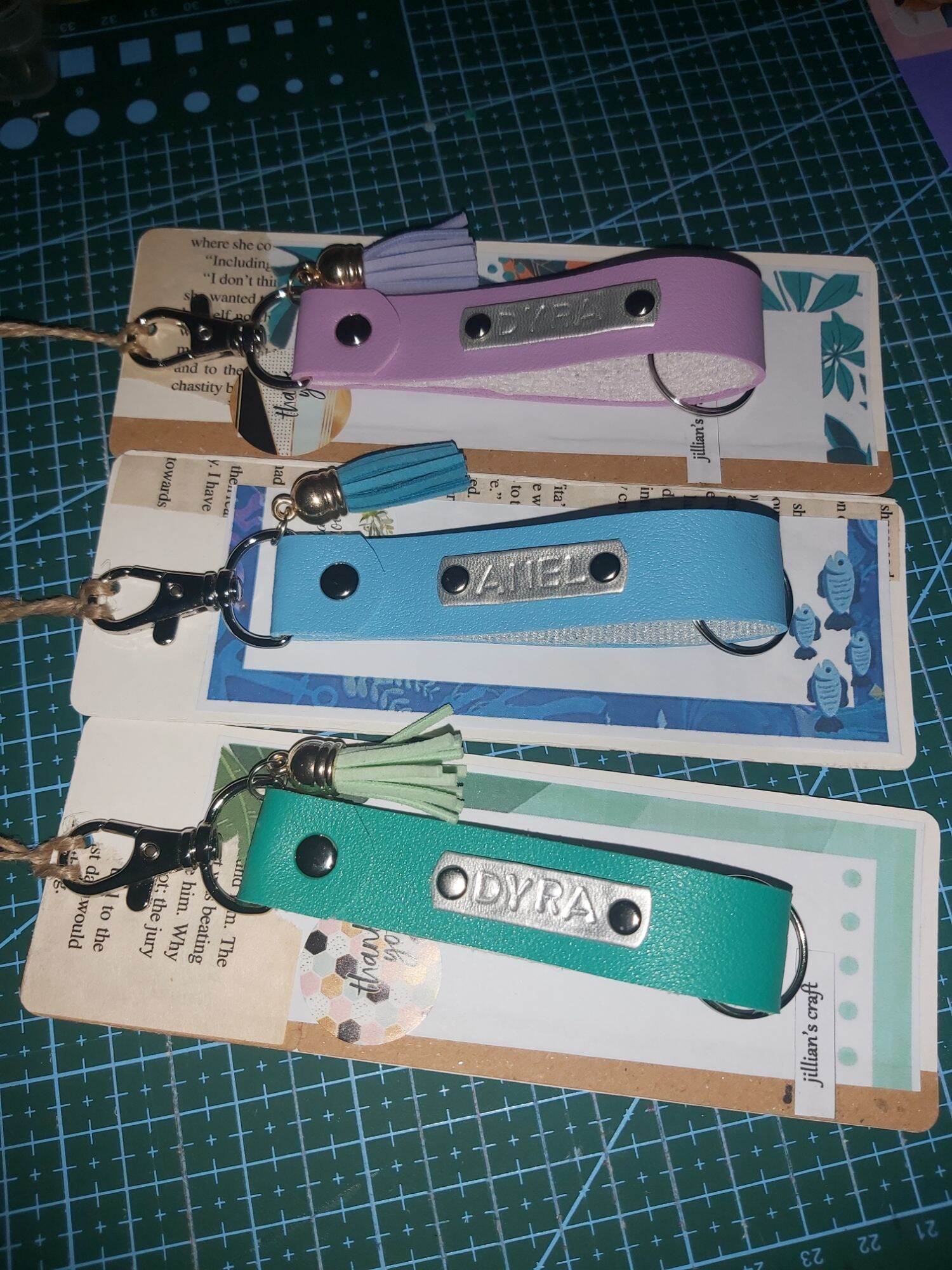 PERSONALIZED LEATHER KEYCHAIN/KEYHOLDER | Lazada PH