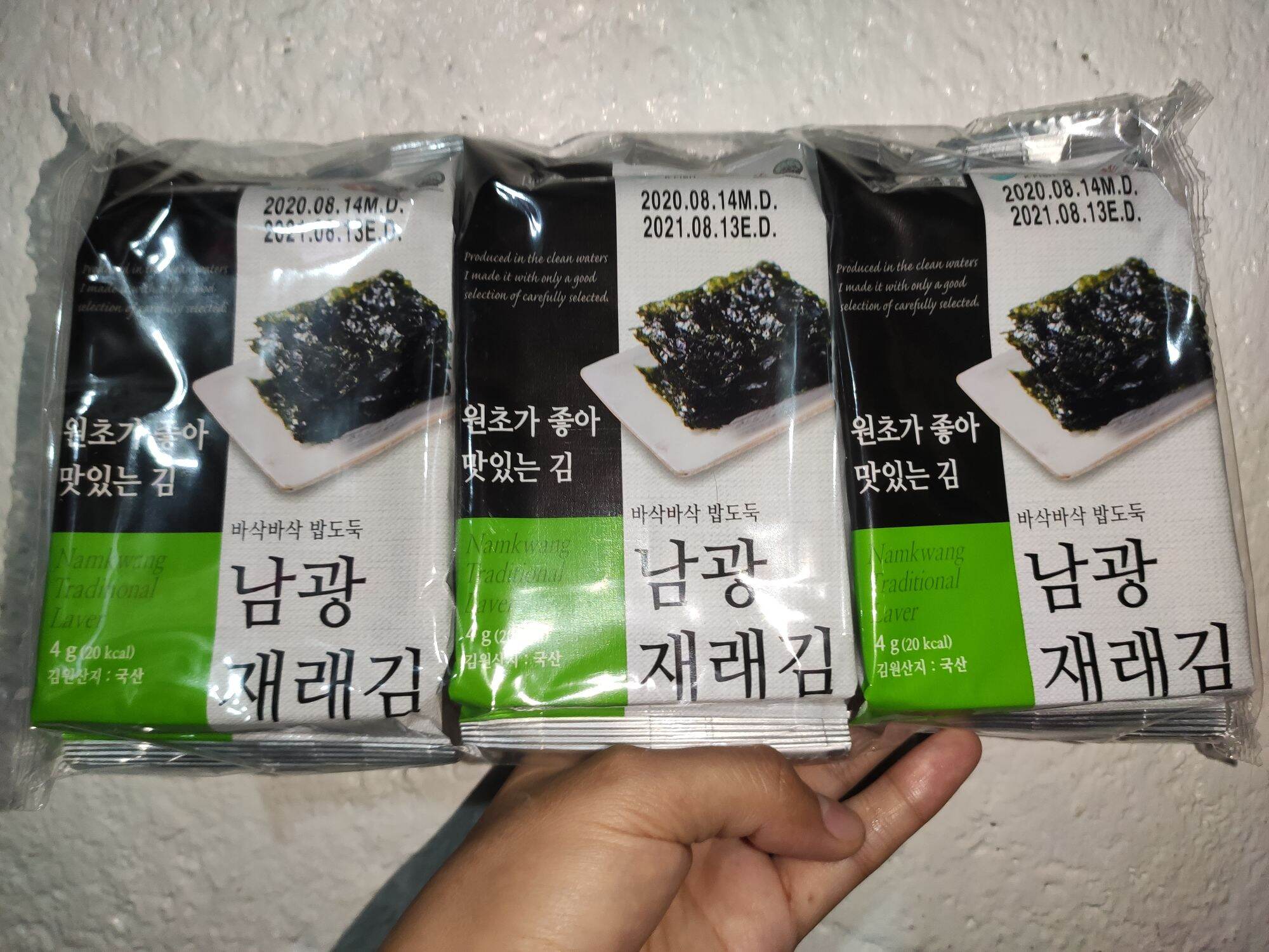 Namkwang Traditional Laver (Roasted Seasoned Seaweed) PER POUCH ONLY ...
