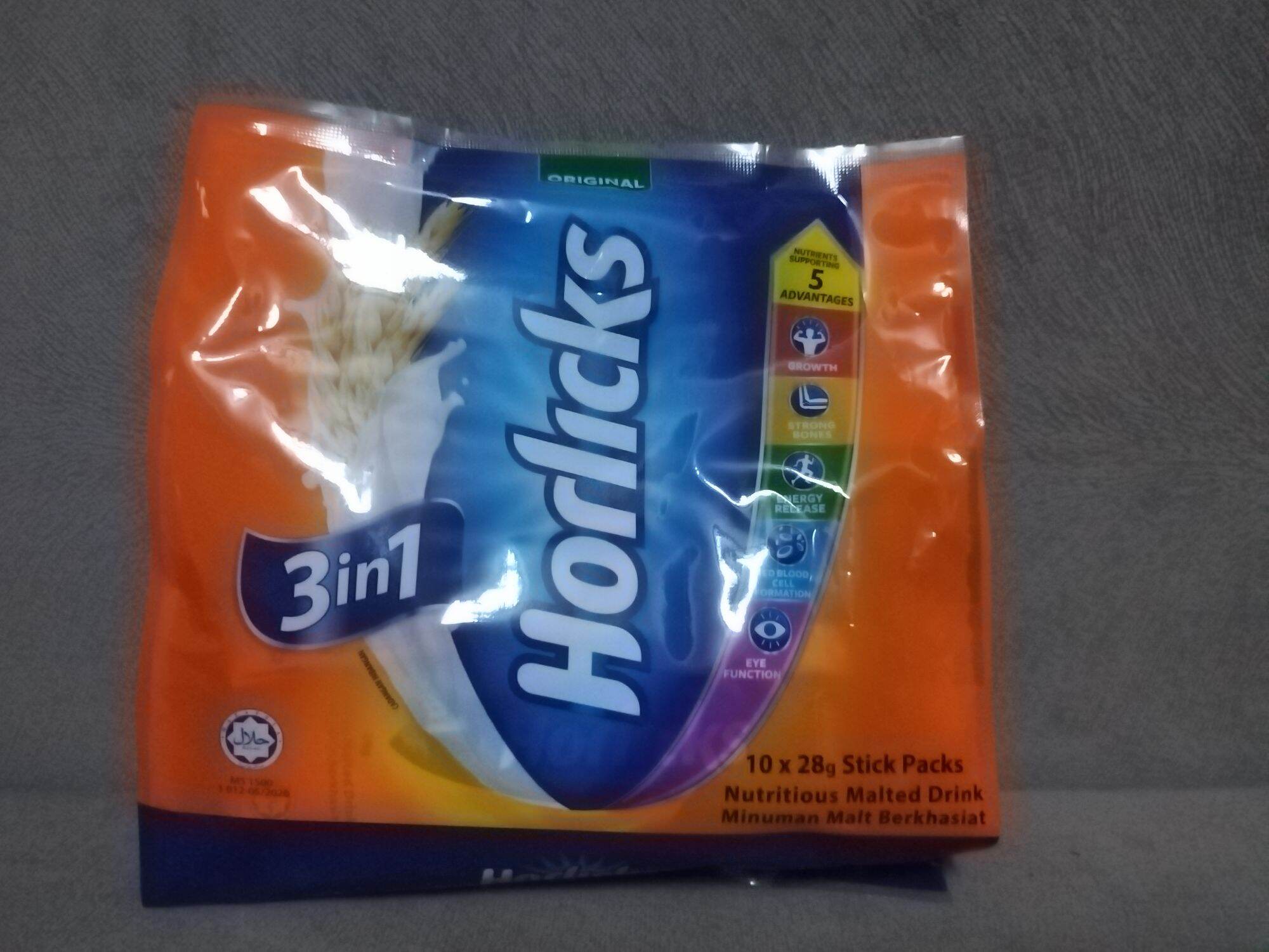 SALE! Horlicks 3 in 1 Original Malt Drink / CEREALS w/ wheat, Corn ...