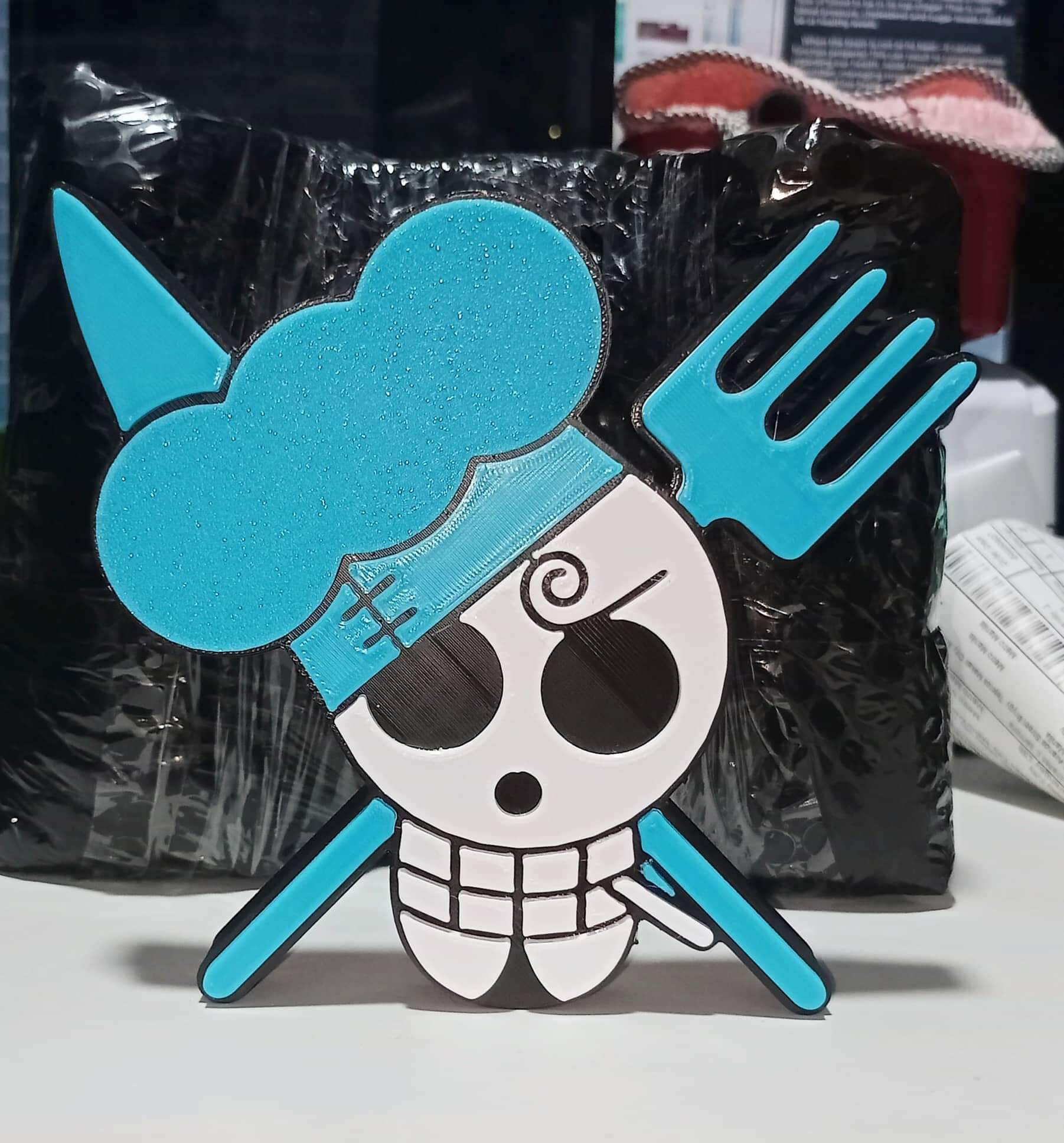 3d Printed One Piece Logo Display For One Piece Anime Collectible ...