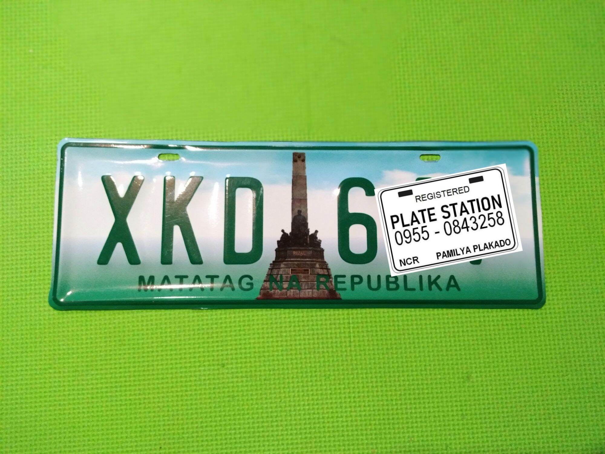 Reflectorized Temporary Car plates | Lazada PH