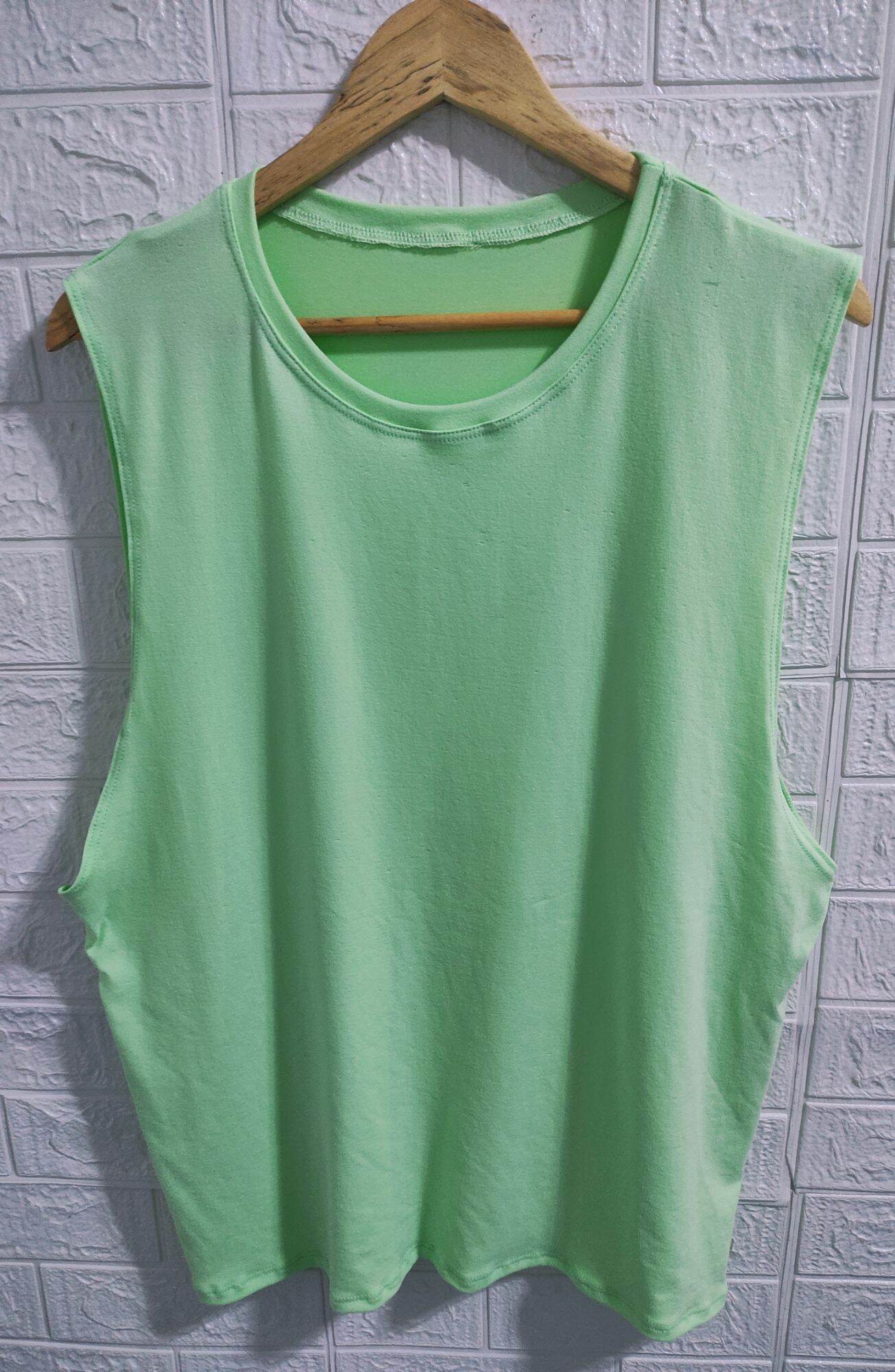 Plus Size Muscle Tees Sando for Men Plain Only | Lazada PH