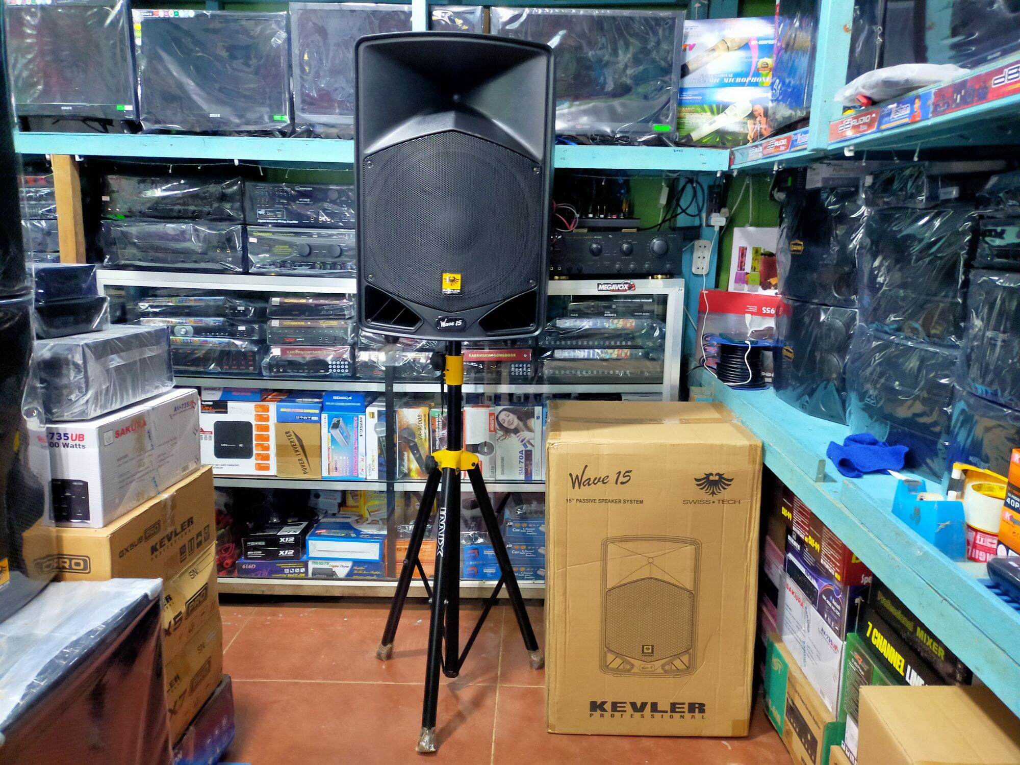 KEVLER WAVE 15 PASSIVE SPEAKER SYSTEM PLASTIC MOLDED SPEAKER FREE ...