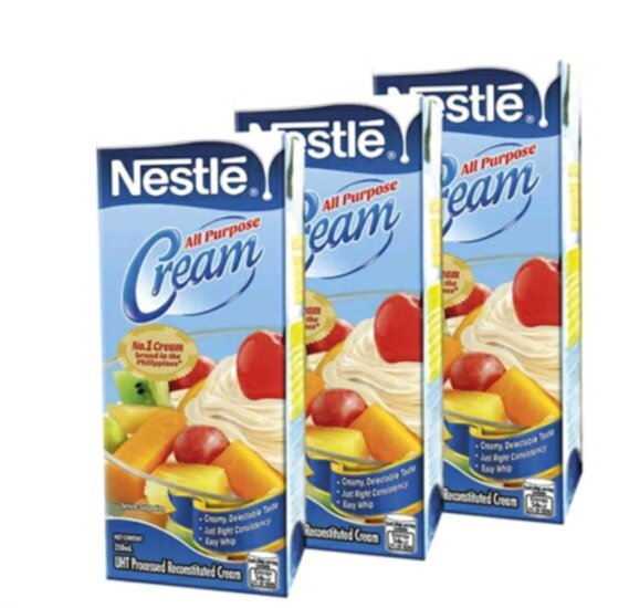 Nestle All Purpose Cream ( 250 ml x 3 ) | Lazada PH