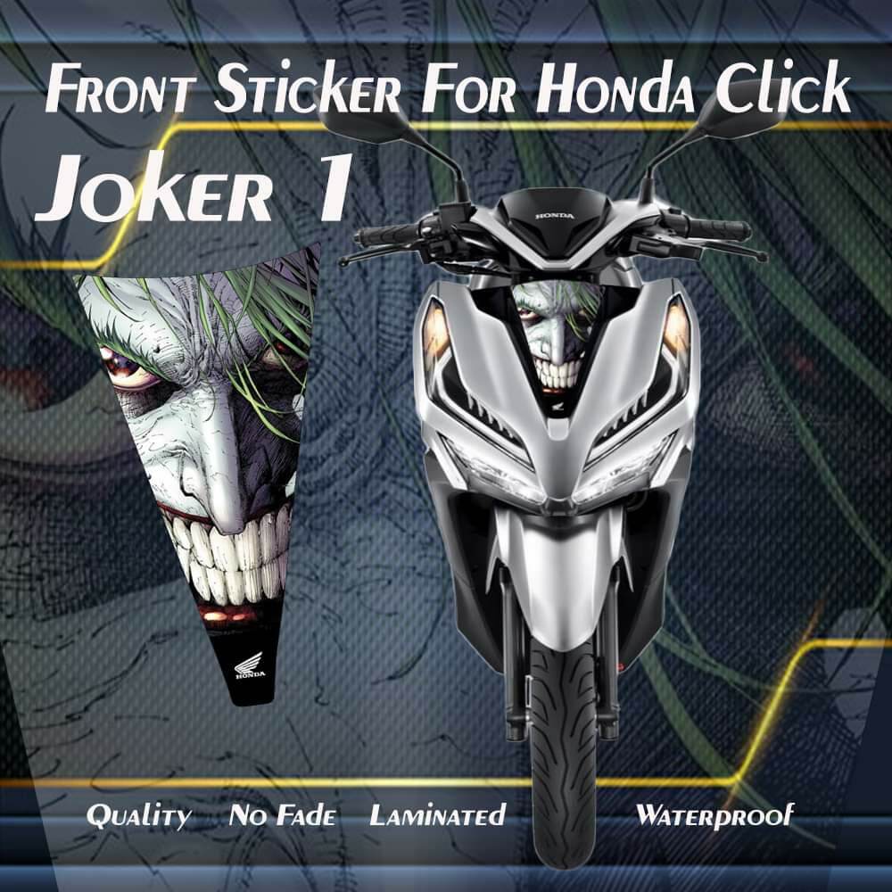Honda click Front Decals/ Prayer front Sticker/ honda click Accessories ...