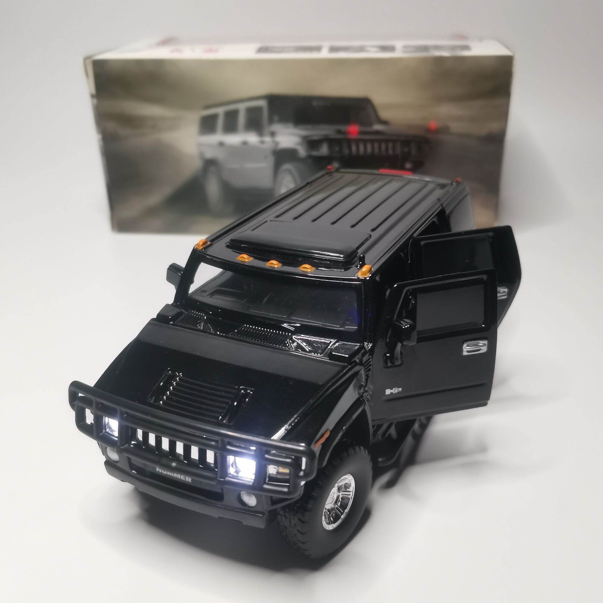 【dreys】Hummer H2 Alloy Car Model 1:32 Diecast Toy Vehicle with Box ...
