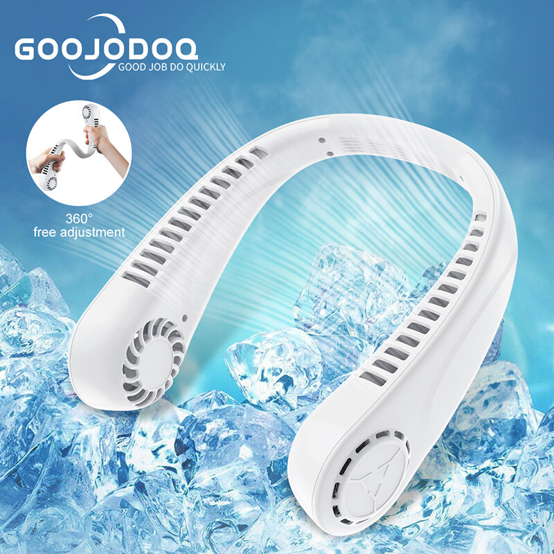 [Ship from🇵🇭COD] GOOJODOQ Neck Fan portable Hands Free Turbine ...