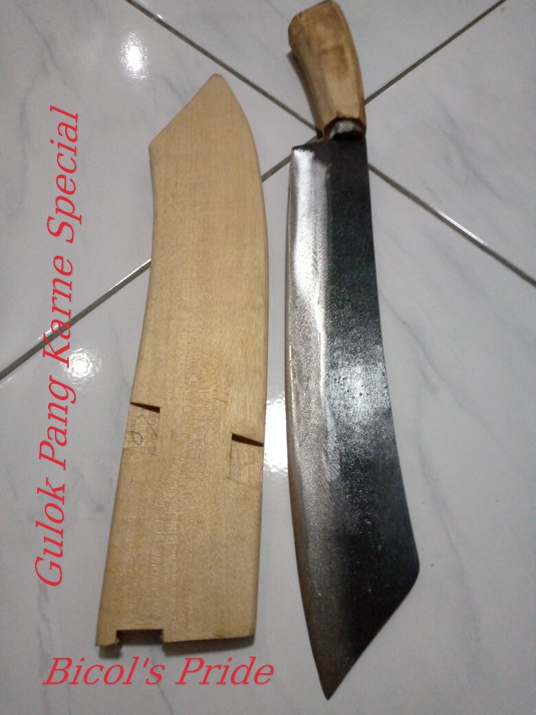 Gulok Pang Karne Special with Kaluban Molye Blade with Lock sa Handle ...