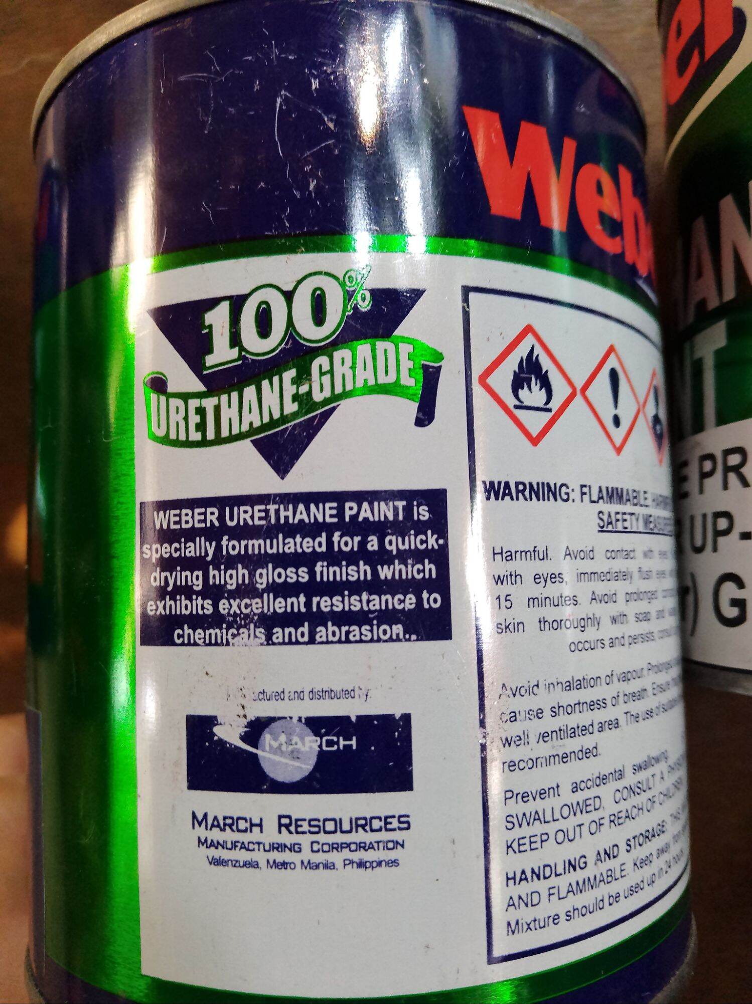 WEBER URETHANE AUTOMOTIVE PRIMER SURFACER ( SPRAY FILLER ) GRAY WITH CATALYST UP-100 / ZINC ...