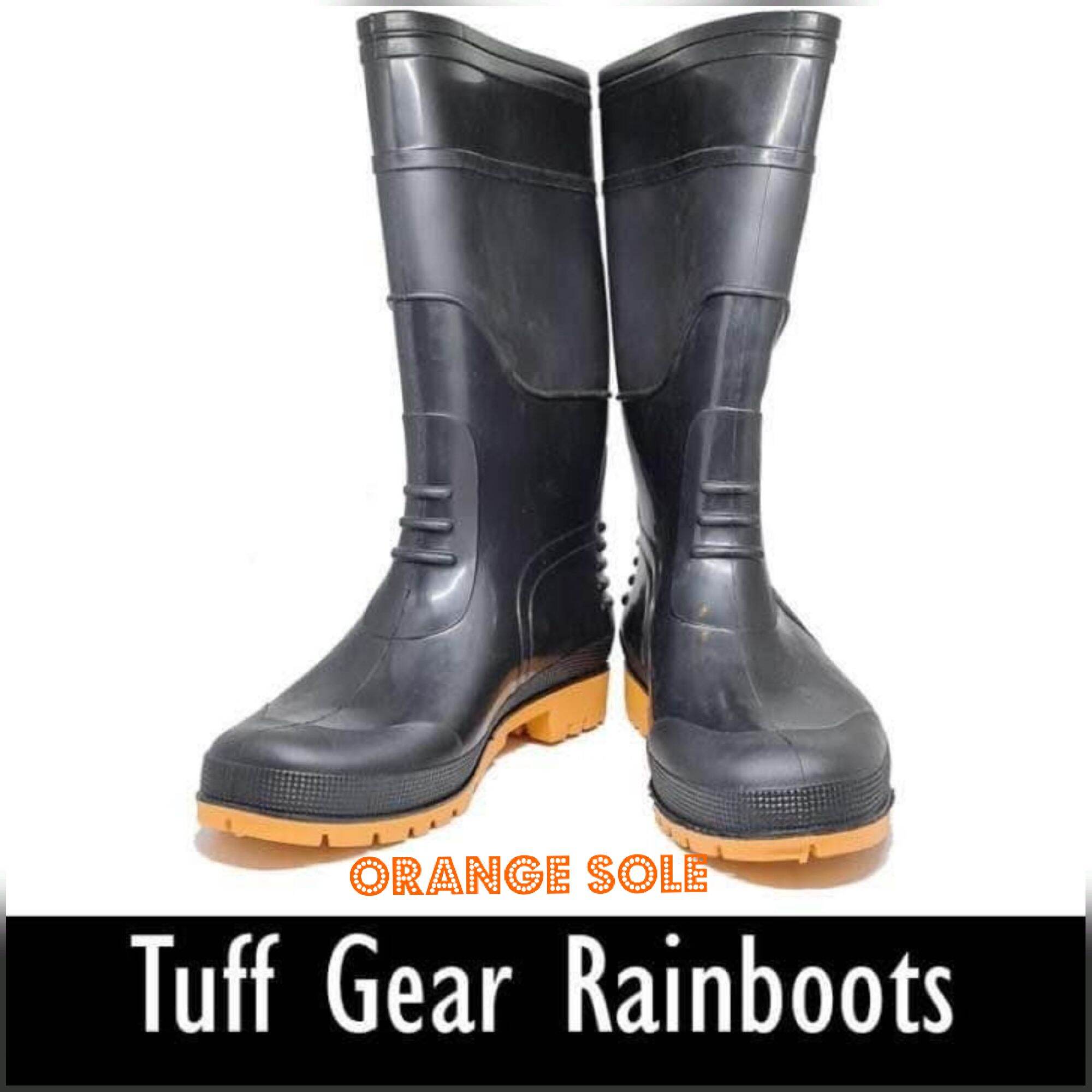 TUFF GEAR Hard boots (orange sole) | Lazada PH