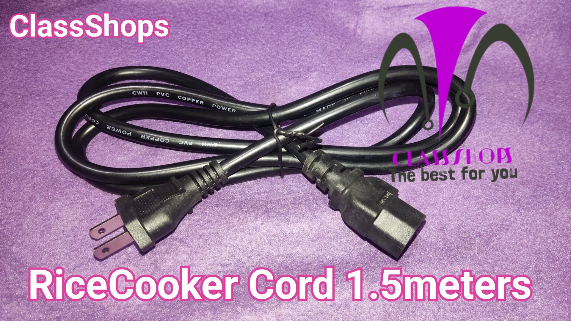 Rice Cooker Cord 1.5 meters | Lazada PH