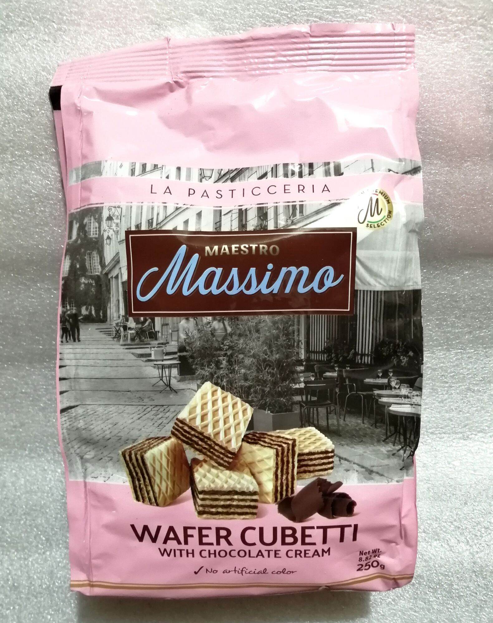 Maestro Massimo Wafer Cubetti with Chocolate Cream 250g | Lazada PH
