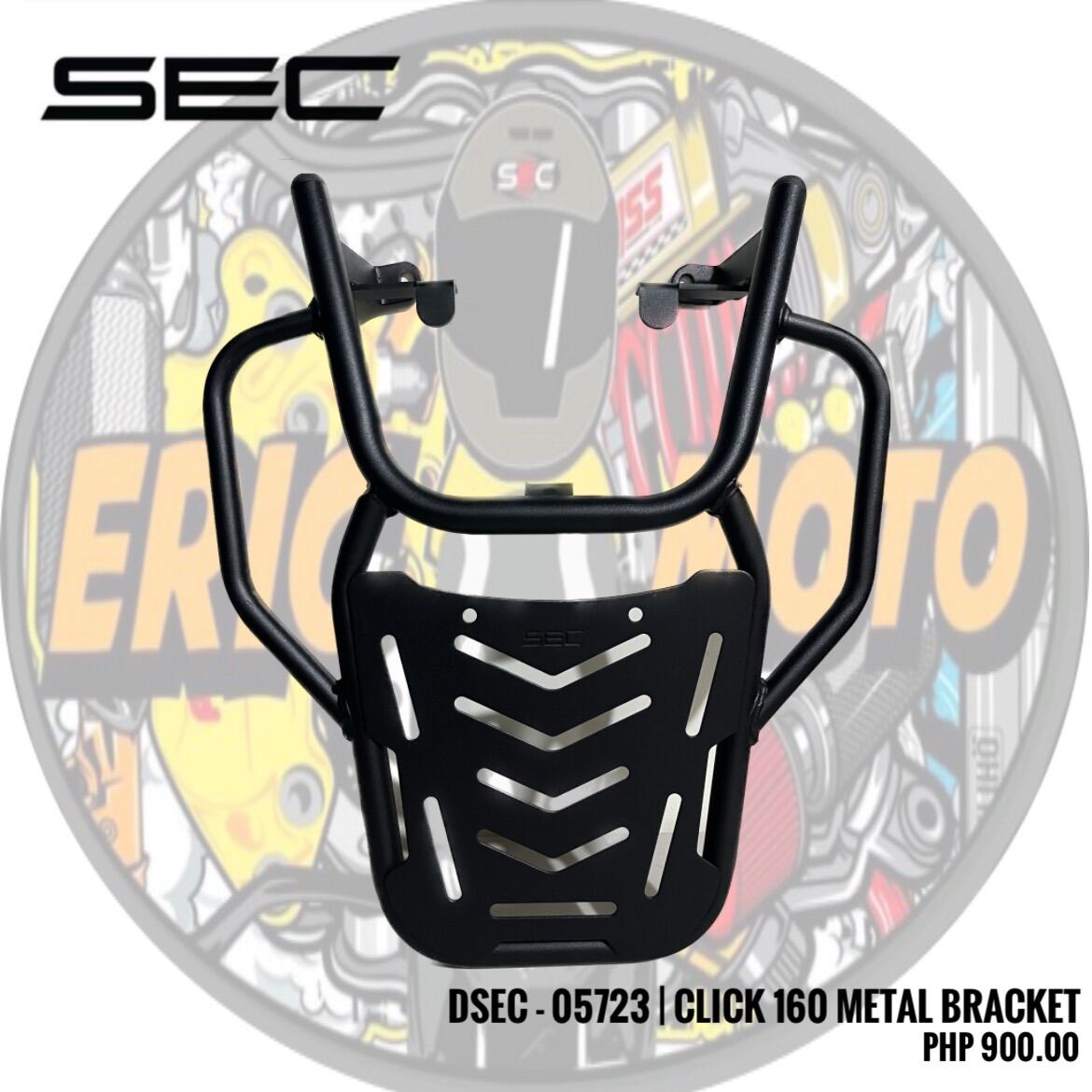 honda click 160 sec top box bracket metal warrior | Lazada PH