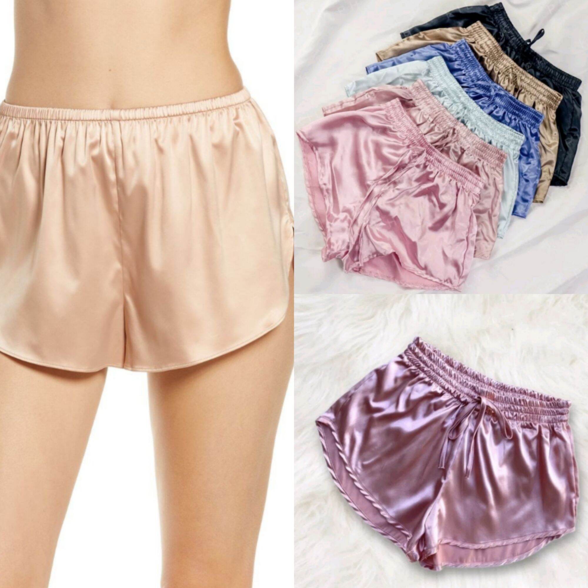 Satin Short Dolphin Cut Silk Sexy Short Lazada Ph