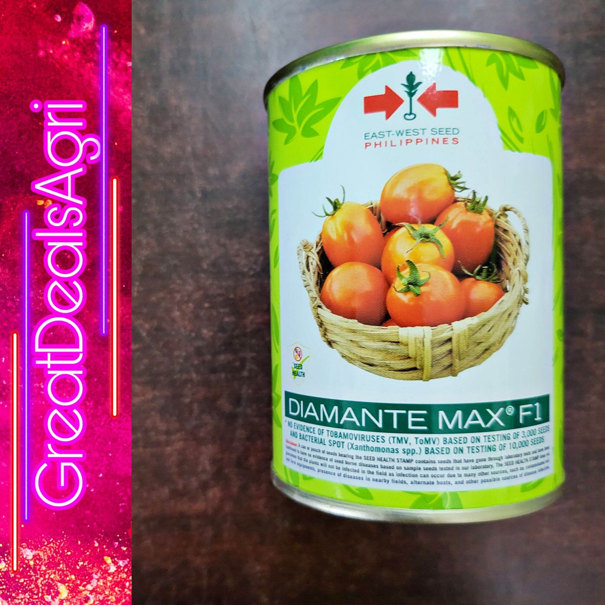 DIAMANTE MAX F1 HYBRID TOMATO SEEDS (8250 SEEDS) EAST WEST SEEDS ...